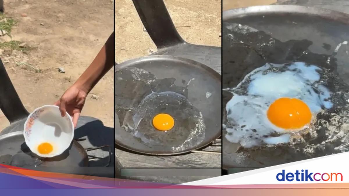 Wow! Suhu Tembus 38 Derajat C, Pria Ini Bisa Masak Telur di Bawah Matahari