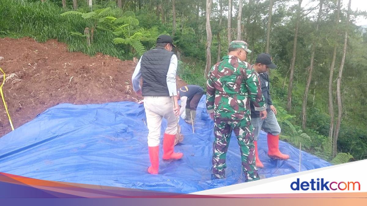 Lahan Kopdes Merah Putih di Tulungagung Longsor Ancam Belasan Rumah Warga