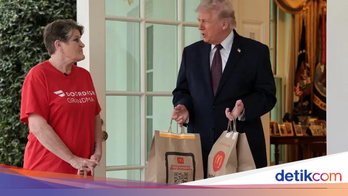 Pesan McD ke Gedung Putih, Donald Trump Kasih Tip Rp 1,7 Juta ke Pengantar!