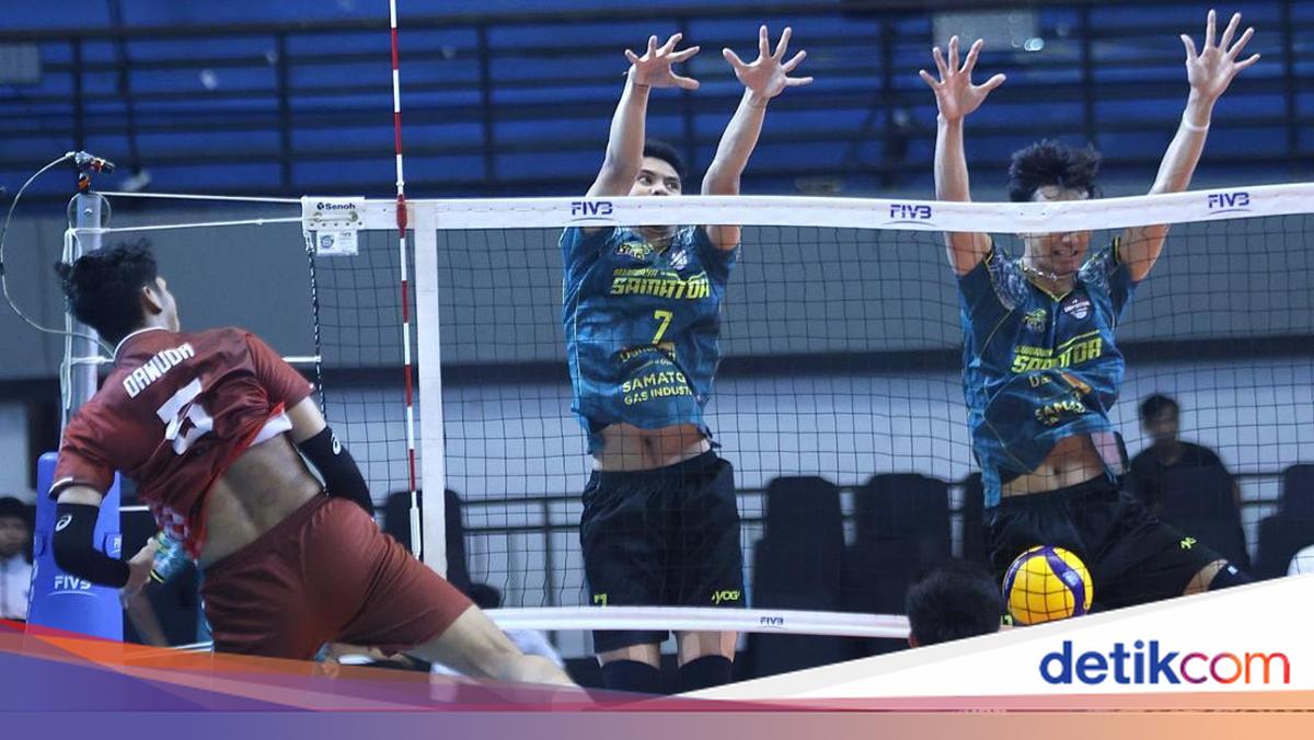 Garuda Jaya Paksa Samator ke Leg 3 Usai Menang Dramatis 3-2