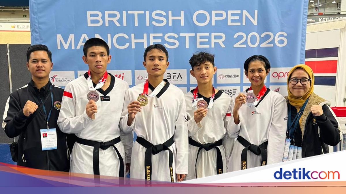 Taekwondo Indonesia Sabet 4 Medali di British Open 2026