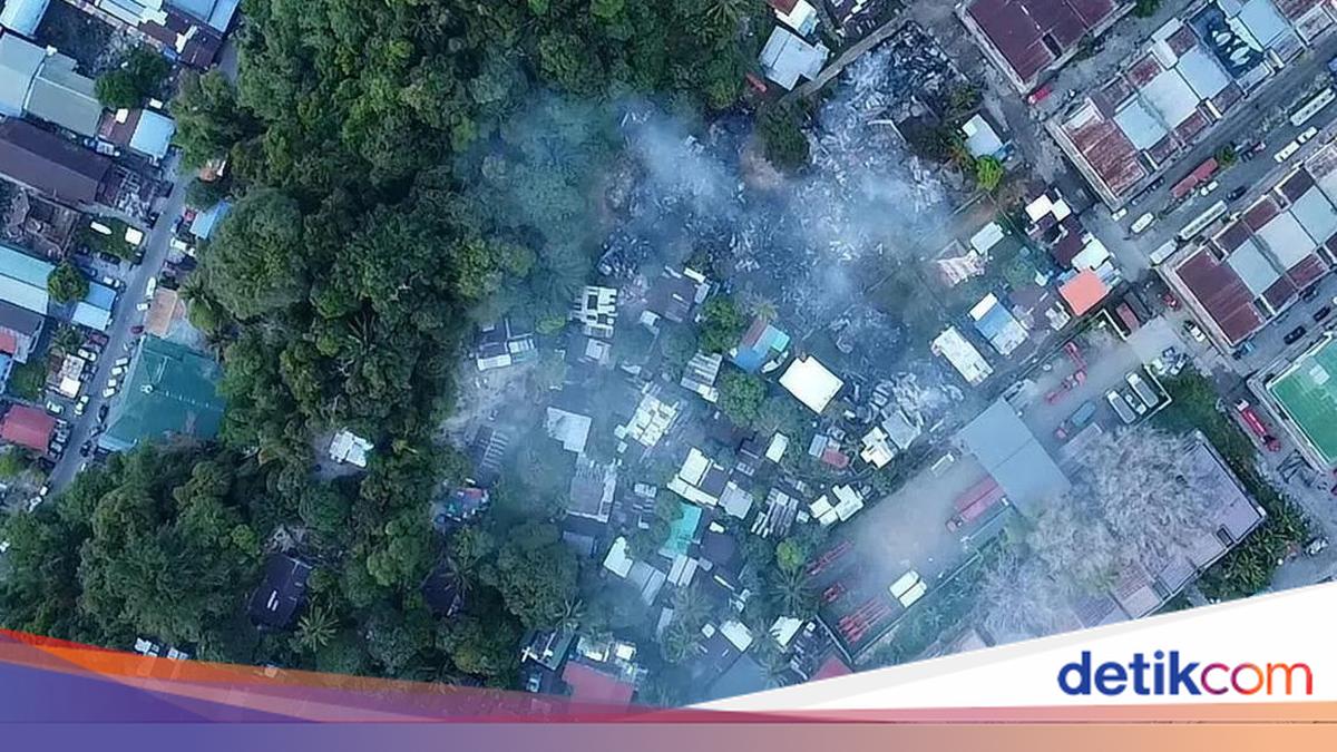 Kebakaran Hanguskan 30 Rumah di Sabah Malaysia