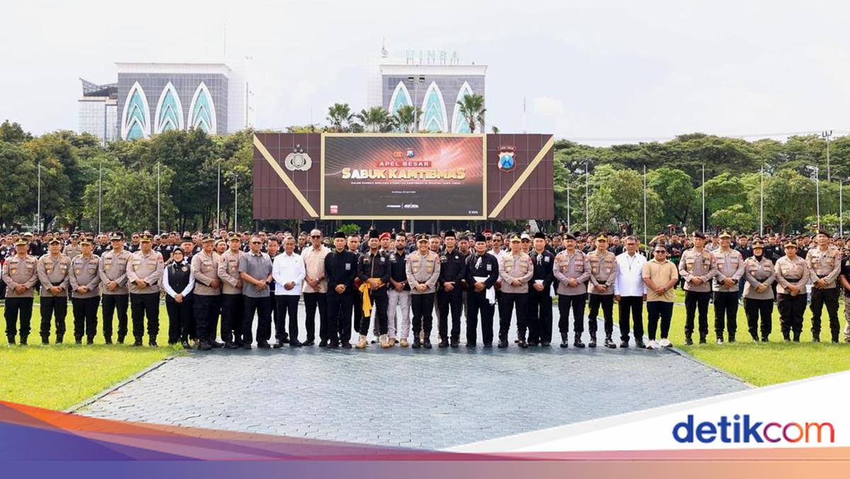 Apel Sabuk Kamtibmas Polda Jatim Libatkan 186 Ribu Orang