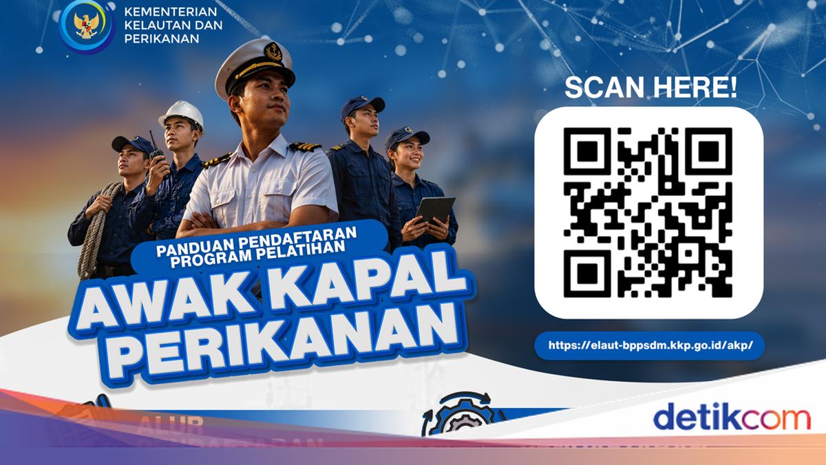 KKP Buka Rekrutmen Awak Kapal Perikanan, Lulusan SD Bisa Daftar