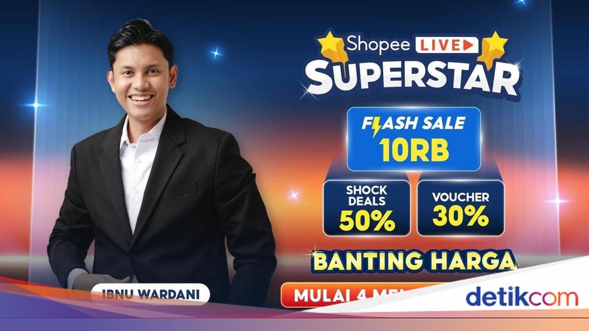 Mau Upgrade Elektronik? Ikut Shopee Live Superstar 5.5 Bareng Ibnu Wardani