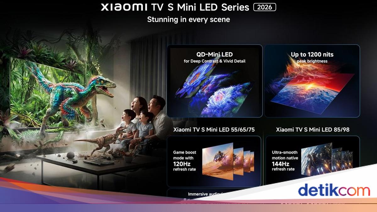 Xiaomi Bawa TV S Mini LED 2026 ke Indonesia, 65 Inch Rp 9 Jutaan