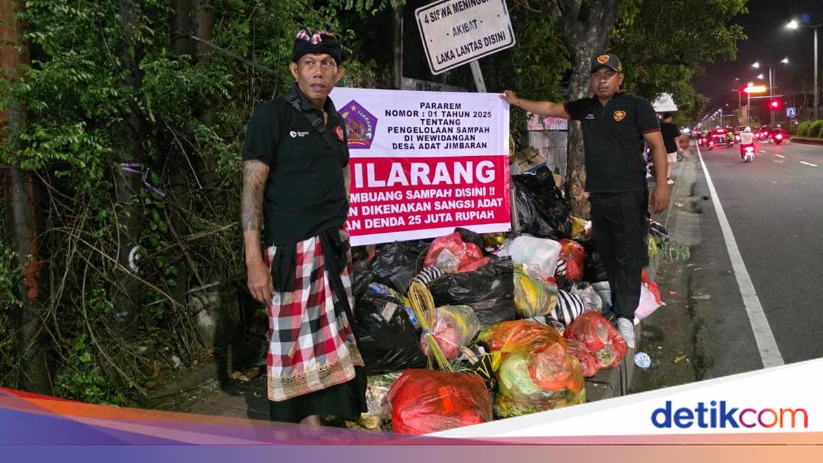 Pecalang Jimbaran Jaga Tempat Sampah Sampai Subuh, 20 Pembuang Liar ...
