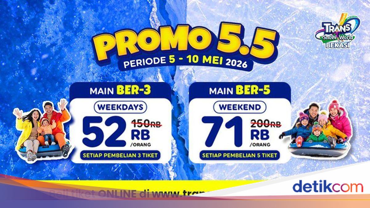 Butuh Liburan? Promo May Day di Trans Snow World Bekasi Cuma 50 Ribuan!