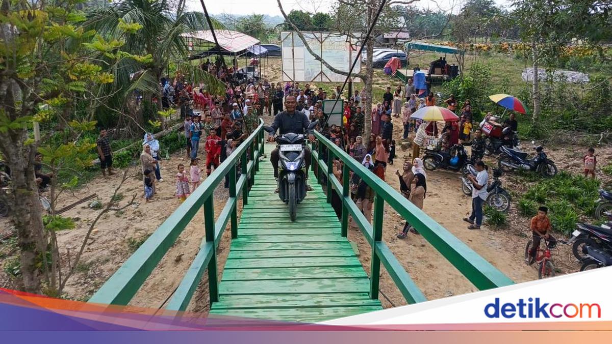 Jembatan Gantung Perintis Garuda Terpanjang di Aceh Tamiang Diresmikan