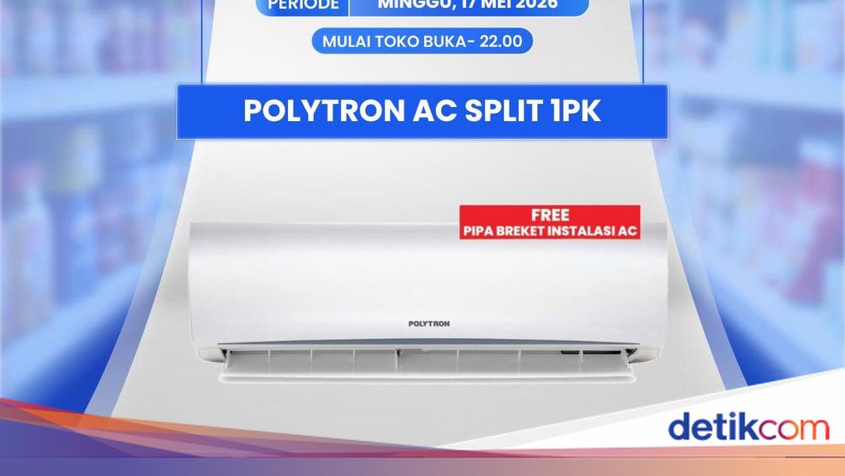 Beli AC Split 1PK di Transmart Full Day Sale Diskonnya Rp 1,7 Jutaan!