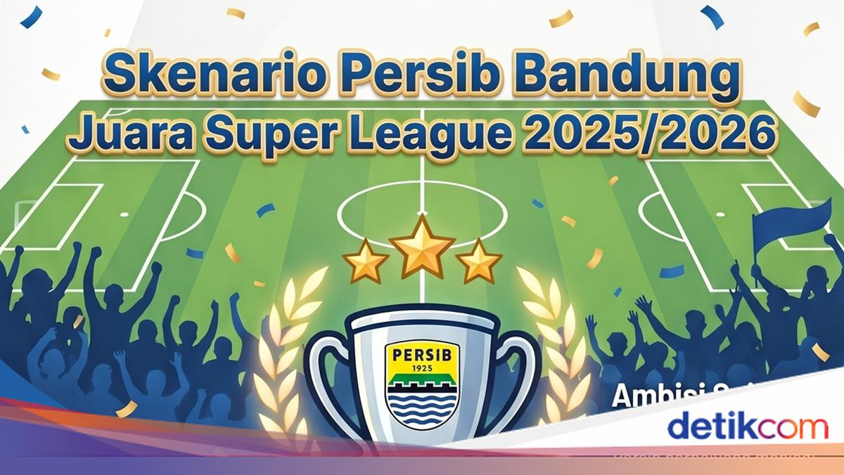 Infografis: Skenario Persib Bandung Juara Super League 2025/2026