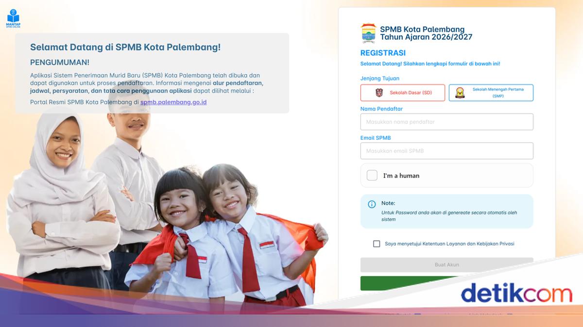 SPMB SD SMP Palembang Jalur Afirmasi Resmi Dibuka: Jadwal, Syarat-Panduan