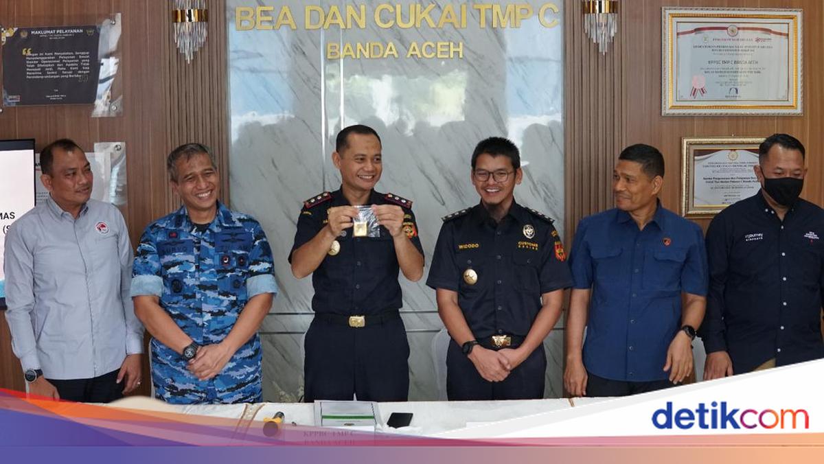 Penyelundupan 527 Gram Emas Rp 1,45 M ke Malaysia Digagalkan di Aceh