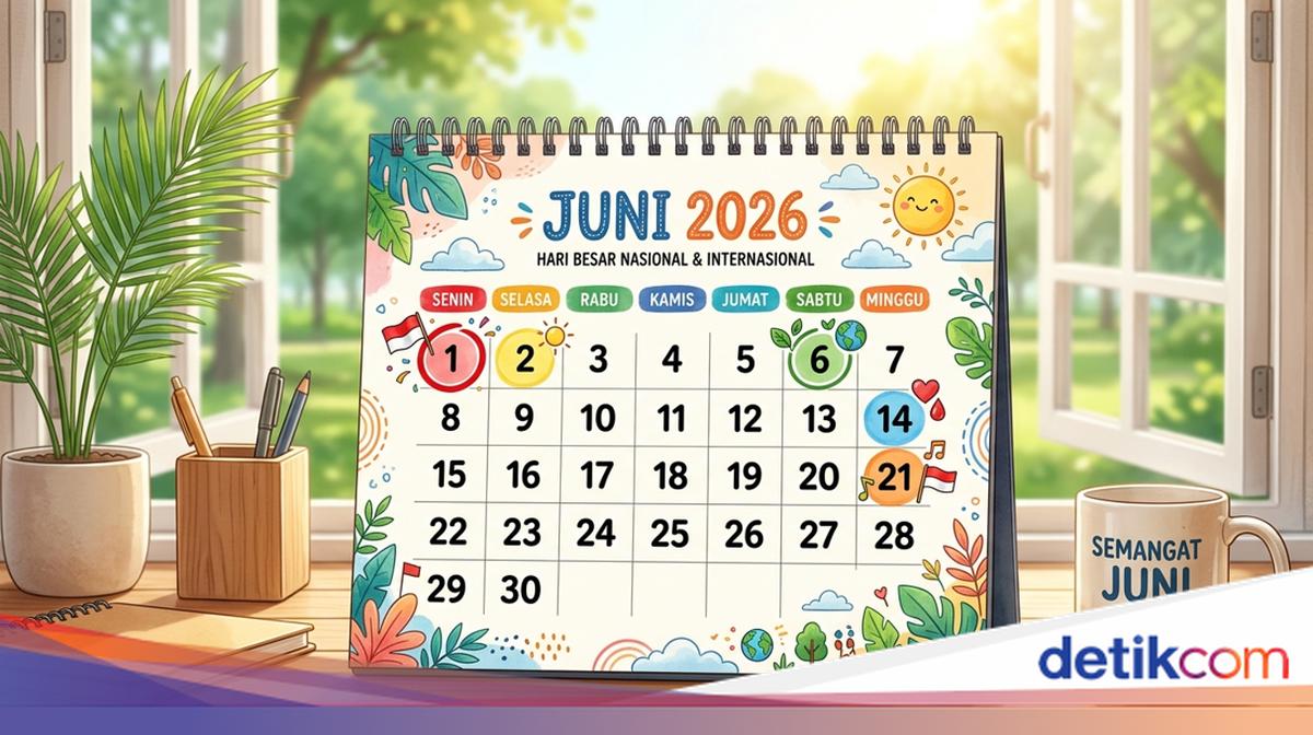 Daftar Lengkap Hari Besar Nasional dan Internasional Juni 2026, Ada Libur?