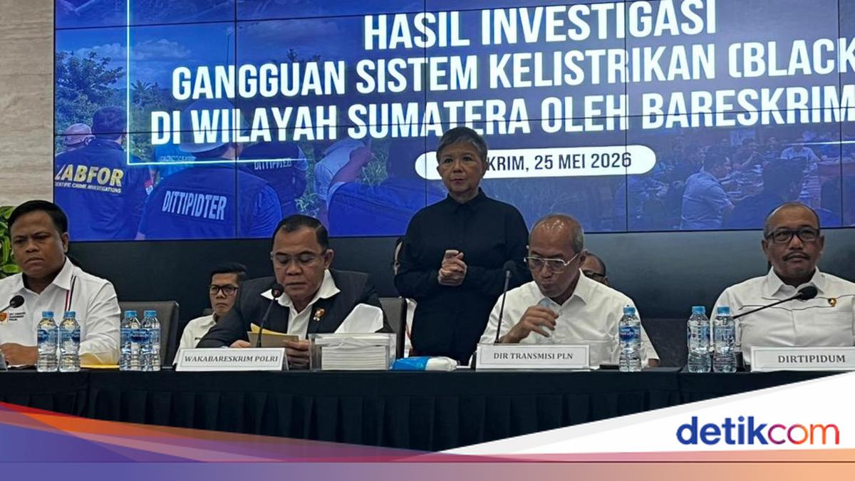 Blackout di Sumatera Bukan Sabotase, Bareskrim: Putusnya Kabel Tidak Rapi