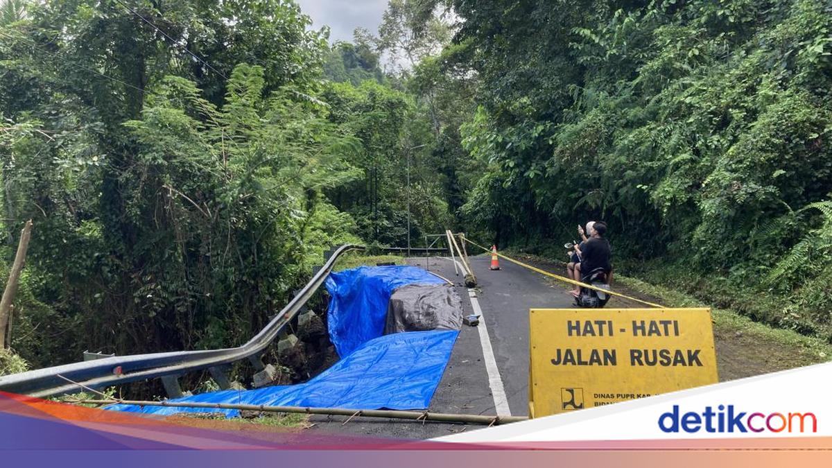 Jalur Getakan-Bakas Ambles, Pemkab Klungkung Janji Perbaiki Tahun Ini