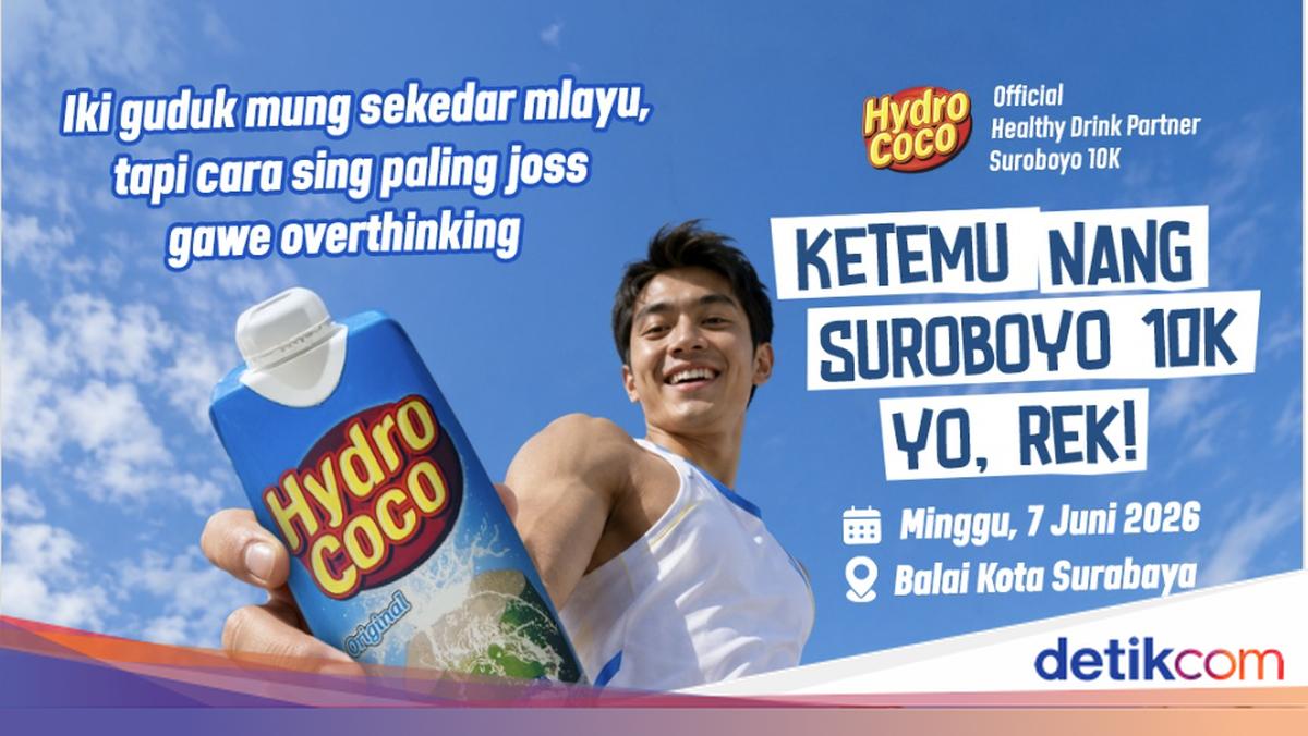 Ojok Overthinking, Rek! Yuk Mlayu Bareng nang Suroboyo 10K karo Hydro Coco!