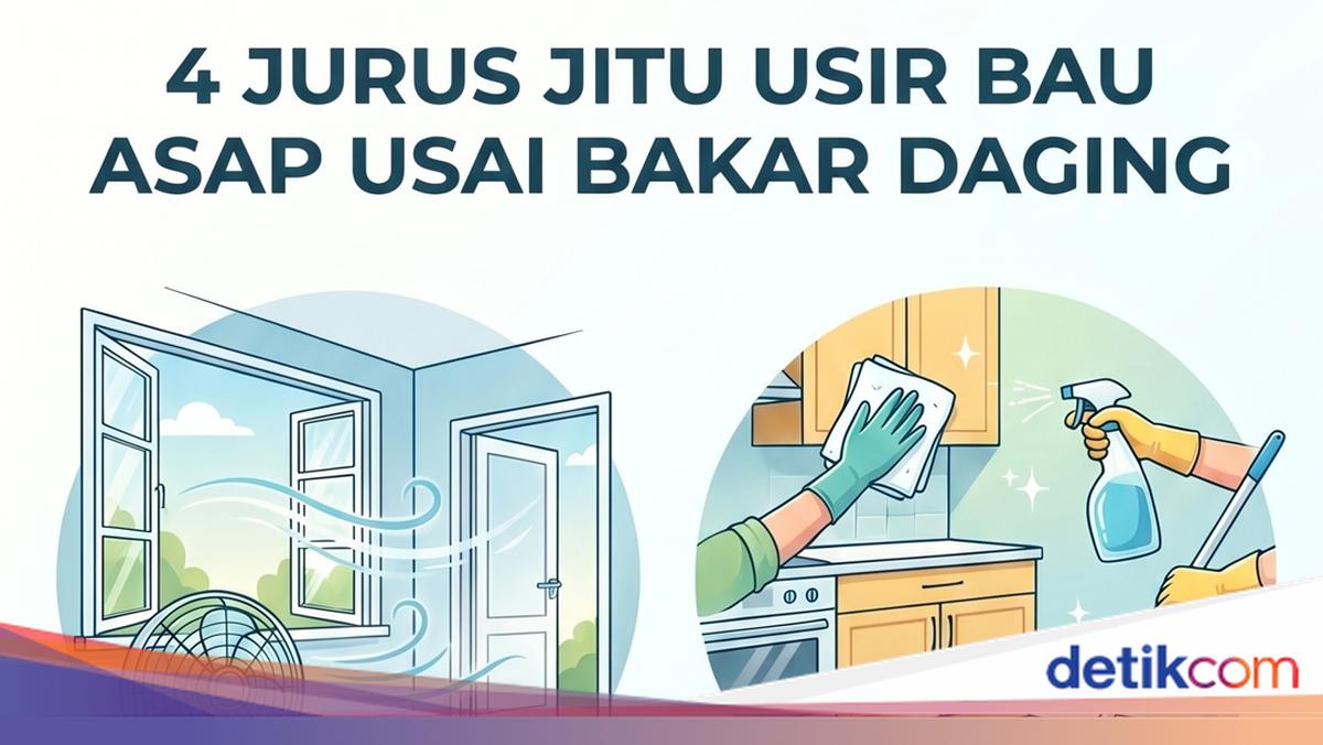 Rumah Jadi Bau Asap Usai Bakar Daging Kurban, Jurus Ini Bikin Segar Lagi