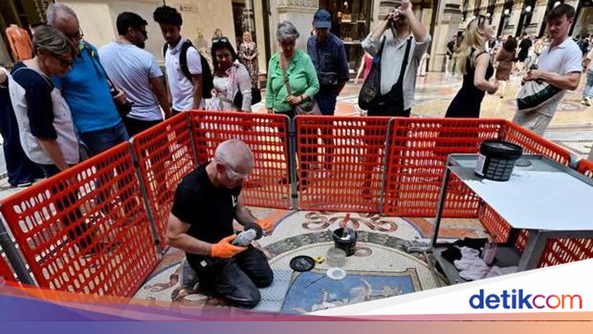 Tradisi Turis Cari Peruntungan Bikin Ikon Milan Rusak, Kini Direstorasi