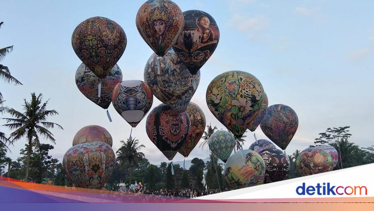 Cantik! 25 Balon Udara Meriahkan Festival Bumi Mandala di Kompleks ...