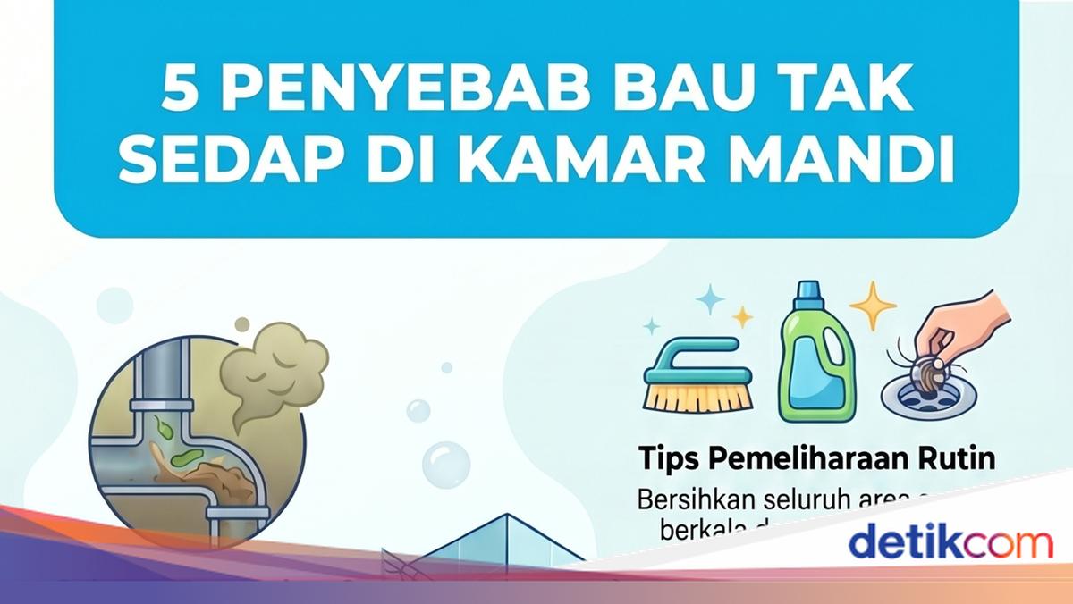 5 Penyebab Muncul Bau Tak Sedap di Kamar Mandi yang Bikin Enek!