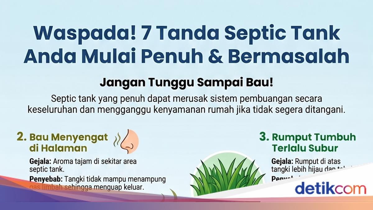7 Tanda Septic Tank Bermasalah, Nomor 3 Malah Sering Dianggap Berkah