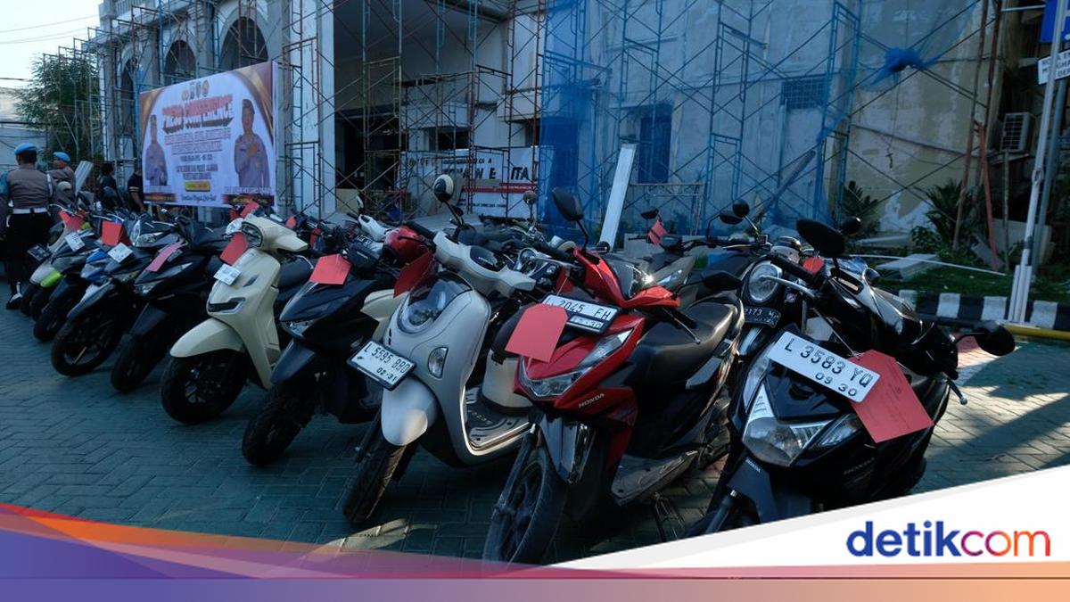 108 Pelaku Curanmor di Surabaya Diamankan dalam 5 Bulan