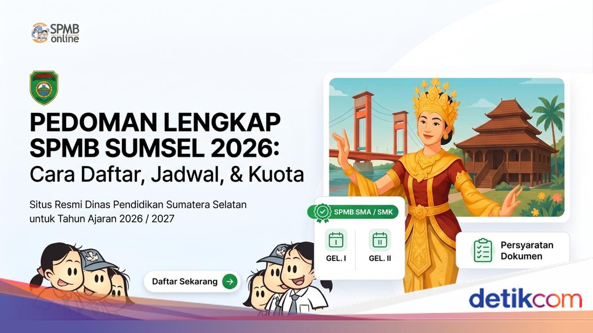 Jadwal Pengumuman Hasil Seleksi SPMB Sumsel 2026 Lengkap Daftar Ulang