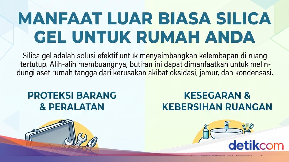 Infografis: Silica Gel Bisa Dipakai buat Pekerjaan Rumah Ini