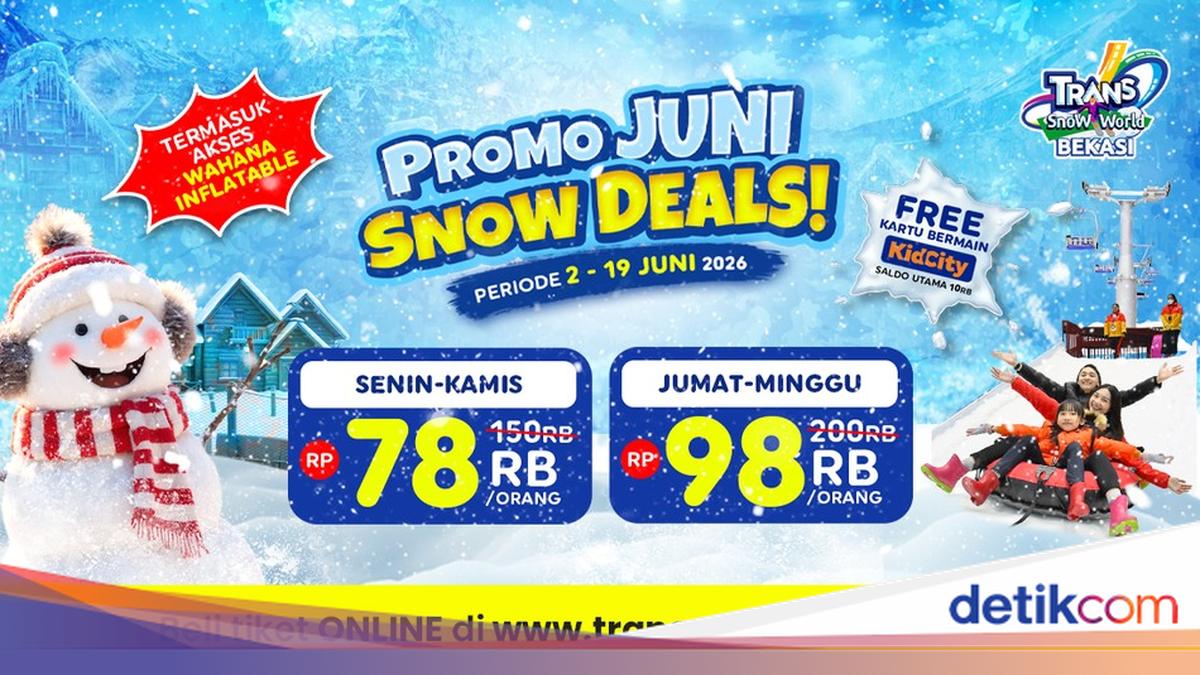 Si Kecil Mau Merasakan Salju Pertama Kali? Trans Snow World Bekasi ...