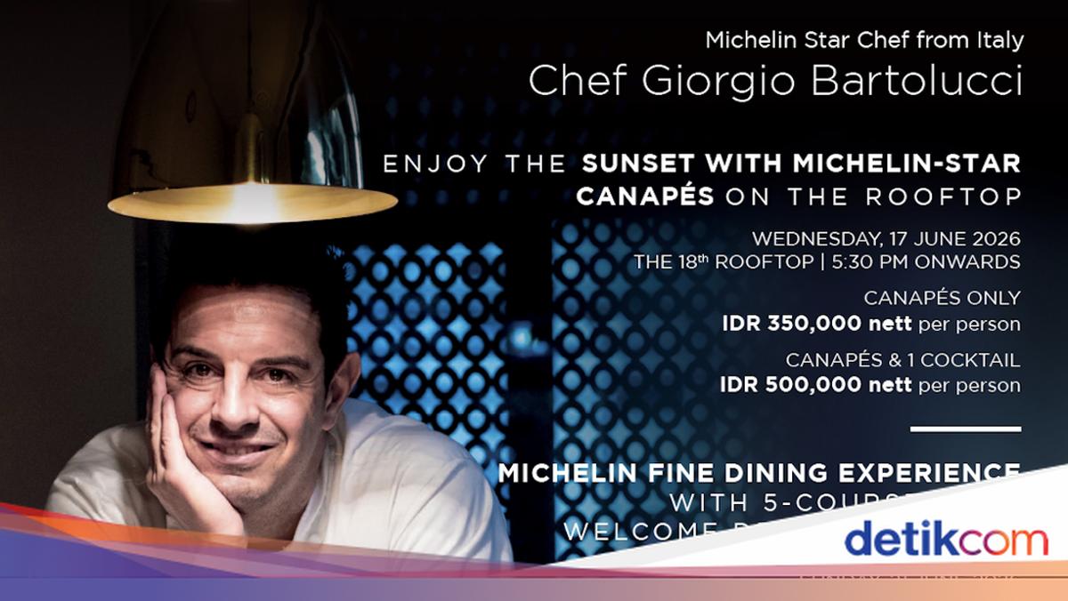 Spesial! Canape hingga Dinner Buatan Chef Michelin di Trans Resort Bali