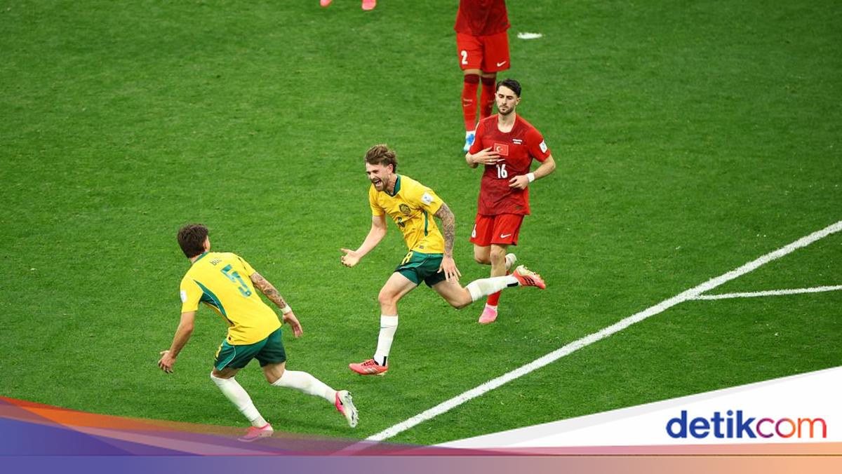 Turki Mendominasi, Australia Malah Menang 2-0 di Piala Dunia 2026