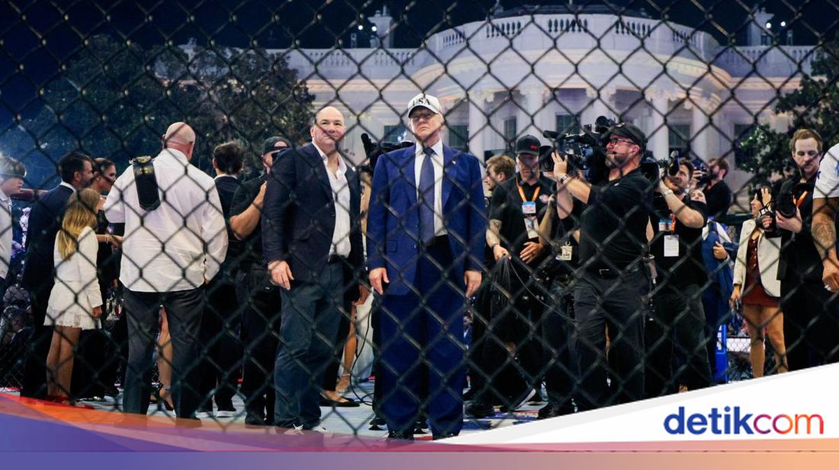 Ultah ke-80, Trump Nonton Laga UFC Berdarah di Gedung Putih