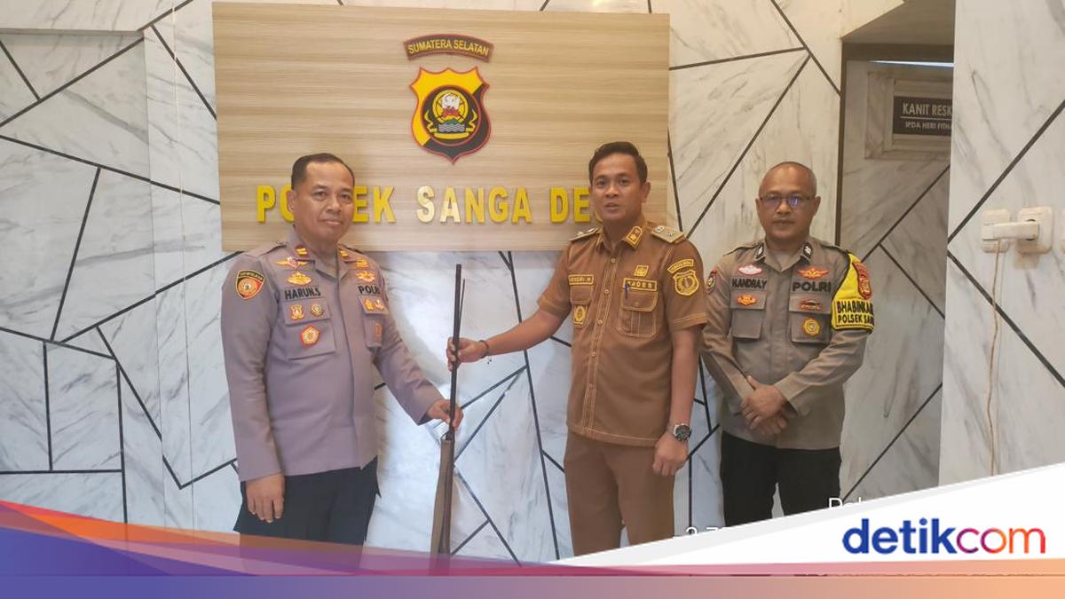 Takut Ditangkap, Warga di Muba Serahkan Senpi Rakitan ke Polisi
