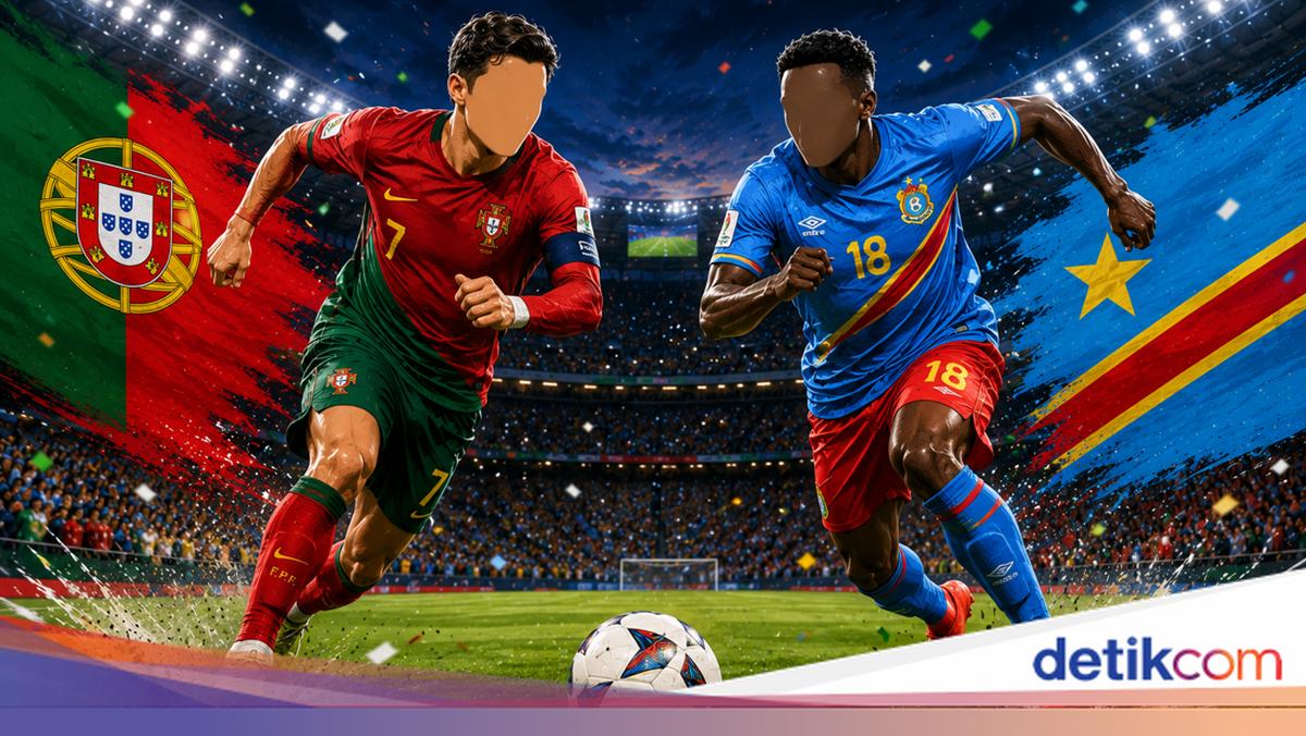 Jadwal Siaran Langsung Portugal vs RD Kongo di Piala Dunia 2026 Malam Ini