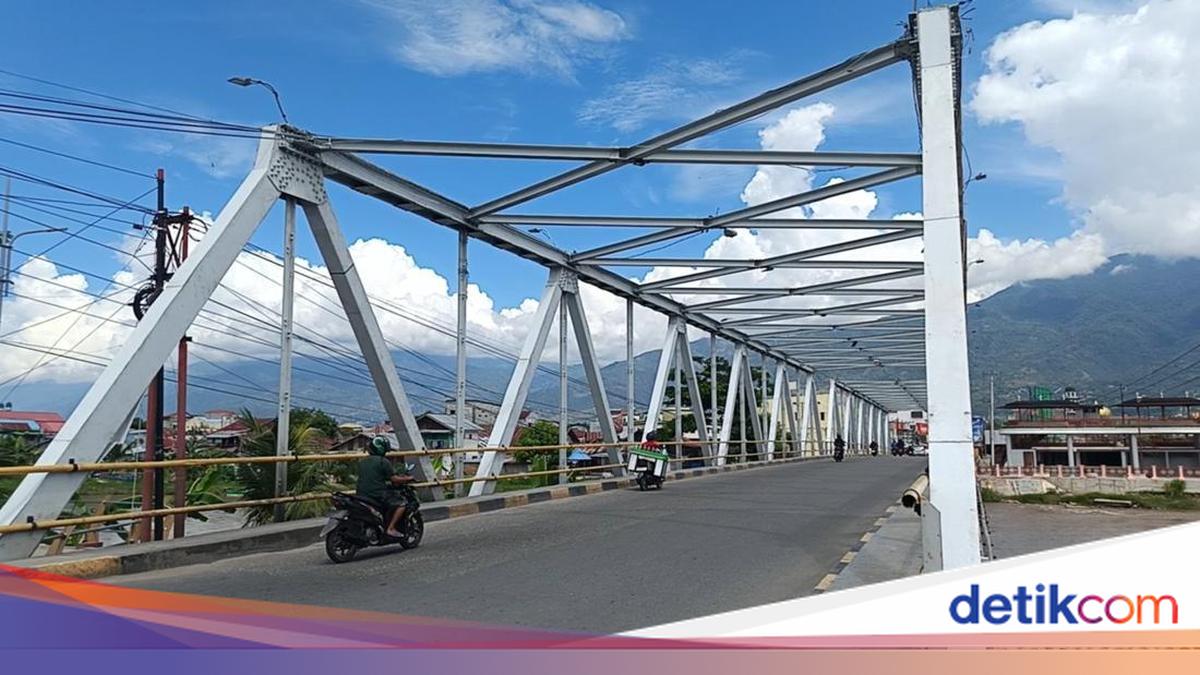 Jembatan Palu III Retak Akibat Gempa Kembali Dibuka, Truk Dilarang Melintas