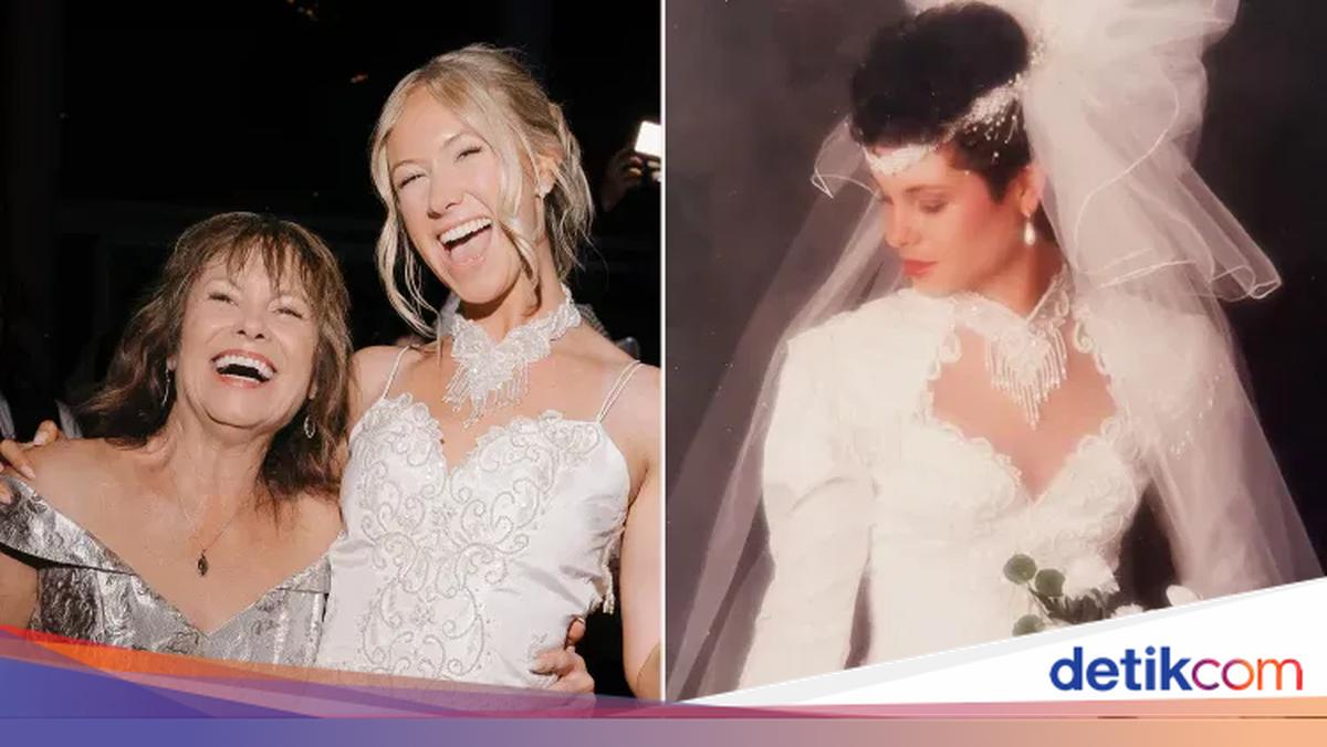Viral Gaun Pernikahan Jadul Berusia 35 Tahun Diubah Pengantin Ini Jadi ...