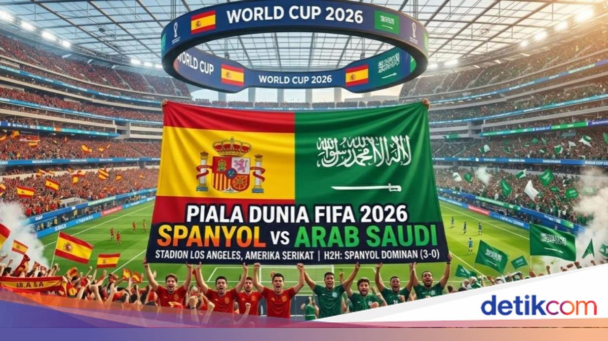 Link Live Streaming Piala Dunia 2026 Spanyol Vs Arab Saudi Malam Ini