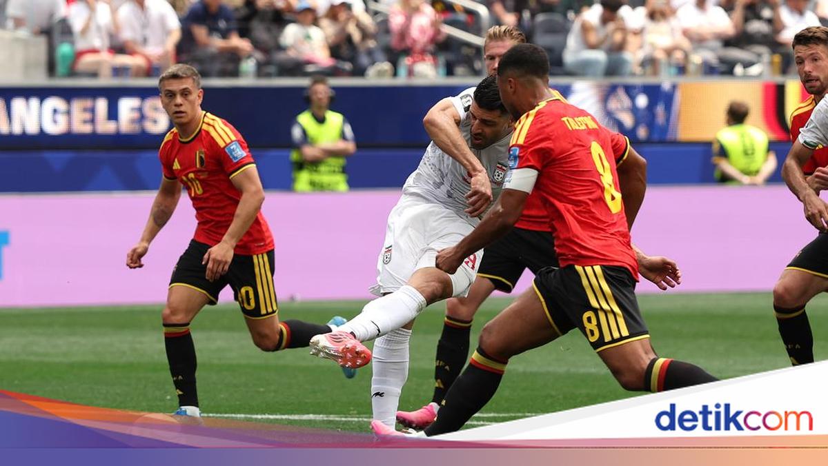 Gol Mehdi Taremi Dianulir, Belgia Vs Iran 0-0 di Babak Pertama