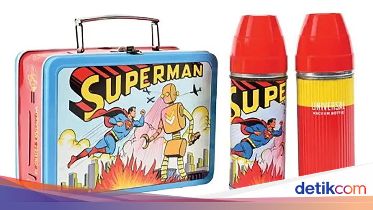 Terbang Tinggi! Kotak Bekal Makan Siang Superman Dilelang Cuan Rp 557 Juta