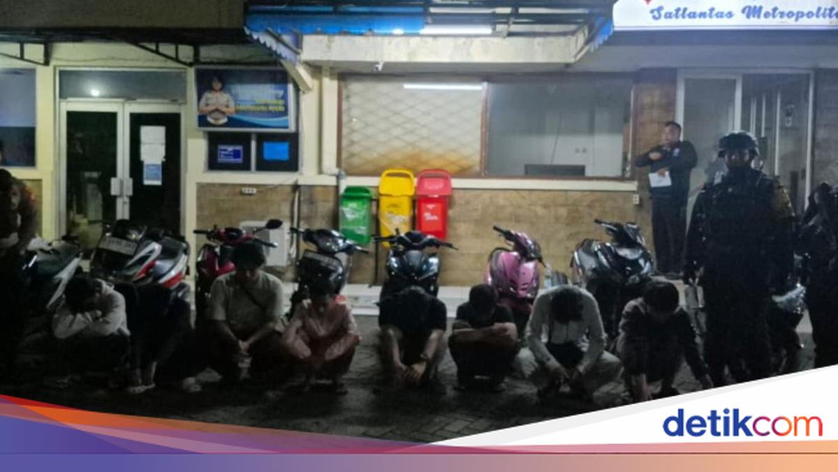 Balap Liar di Duren Sawit Dibubarkan Polisi, 8 Motor Diangkut