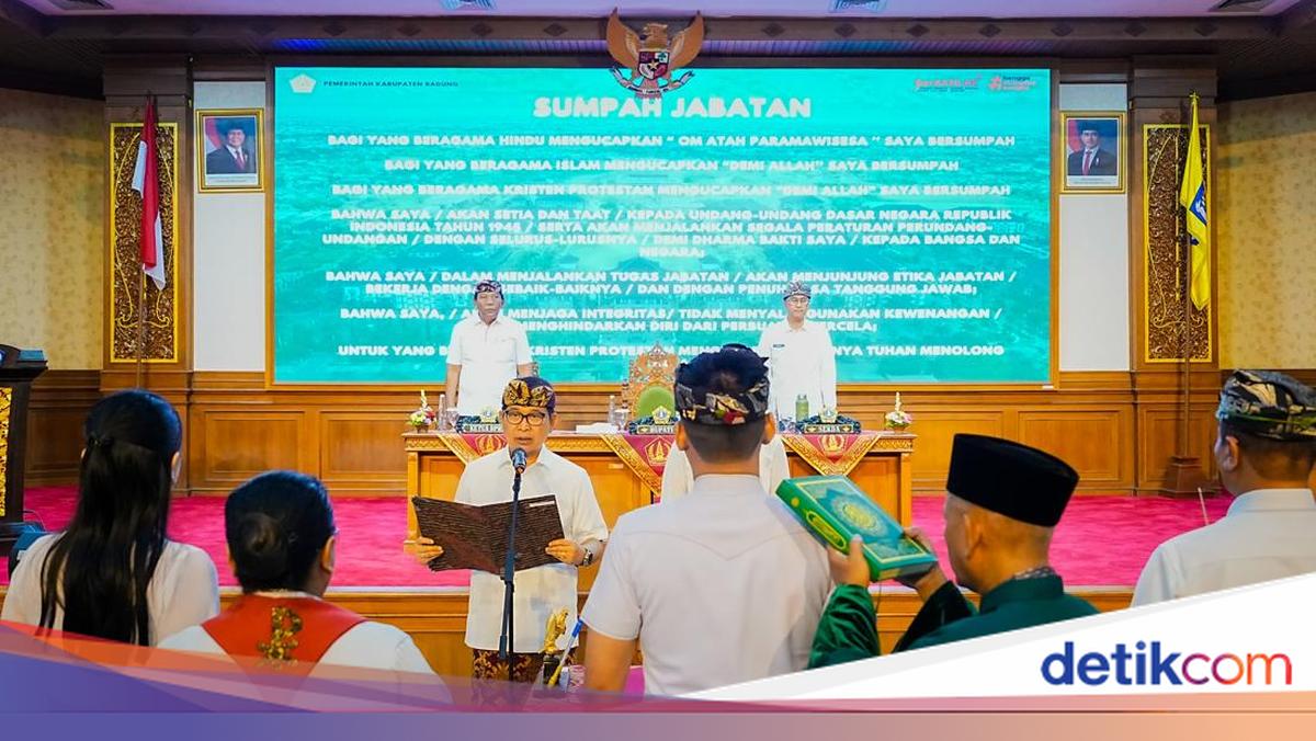 Bupati Badung Lantik 156 Pejabat, Ada Tiga Camat Baru