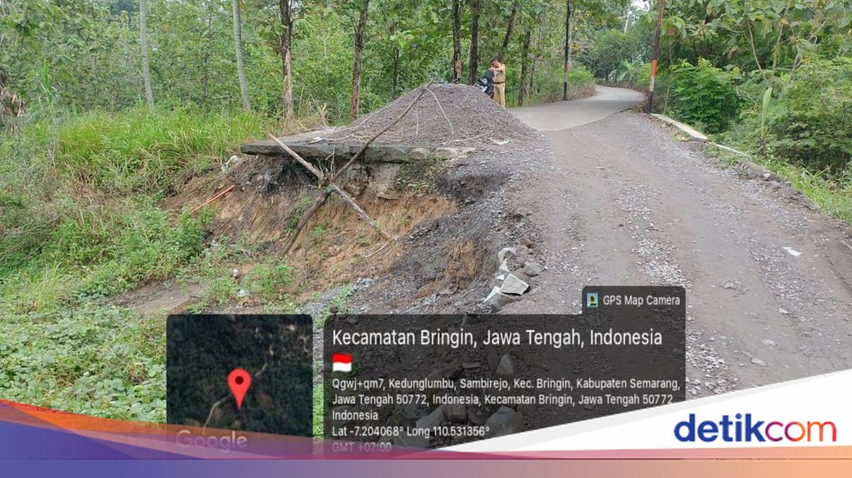 Jalan Amblas di Sambirejo Semarang Telan Korban, Kades Minta Perbaikan ...