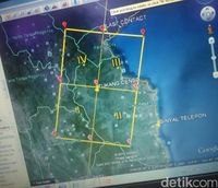 Masih Terus Disisir, Ini Peta Lokasi Pencarian Aviastar oleh Tim SAR