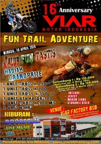 Ulang Tahun ke-16, Viar Motor Gelar Viar Fun Trail Adventure
