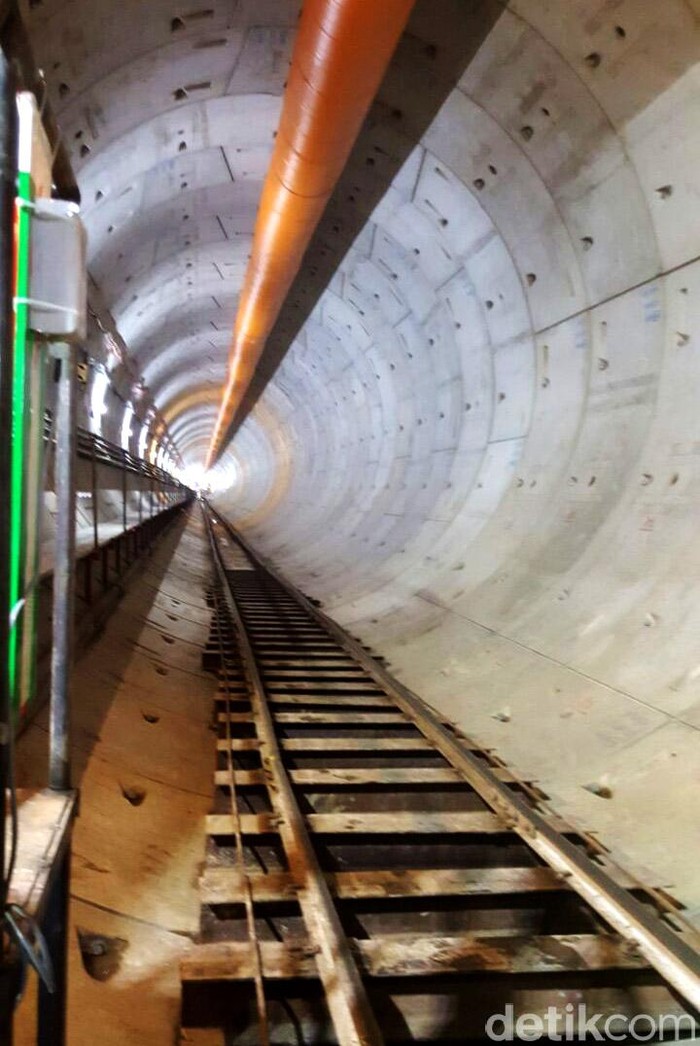 Penampakan Terkini Terowongan MRT di Senayan