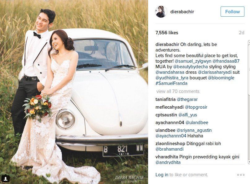 Yuk Intip Pre Wedding Franda Dan Samuel Zylgwyn