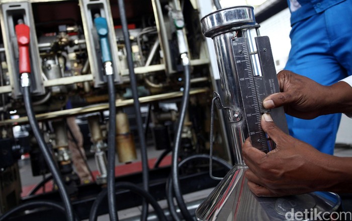 Pertamina Peragakan Cara Kerja Dispenser SPBU