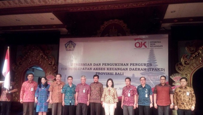 OJK Resmikan Tim Percepatan Akses Keuangan Daerah di Bali