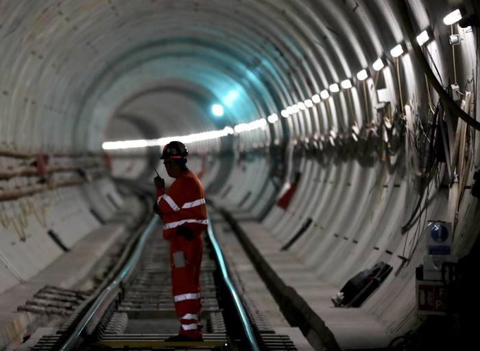 Intip Pembangunan Jalur Kereta Bawah Tanah Terbesar Eropa di Inggris